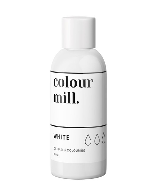 Colour Mill-Oil Based White Food Colouring 100ml | White
