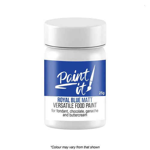 PAINT IT - Edible Royal Blue Paint - Bake and Deco Warehouse
