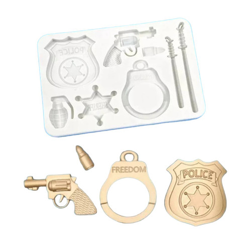 Police Theme | Silicone Mold