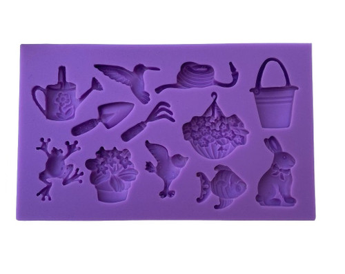 Garden Tools and Animals 12cavity | Silicone Mold