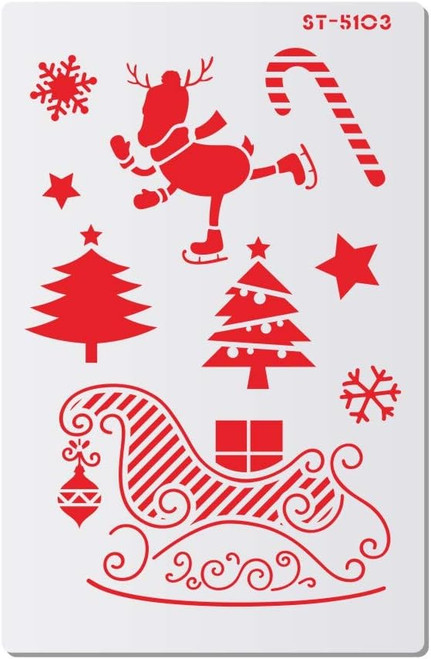 Cake Stencil | Christmas Theme 2