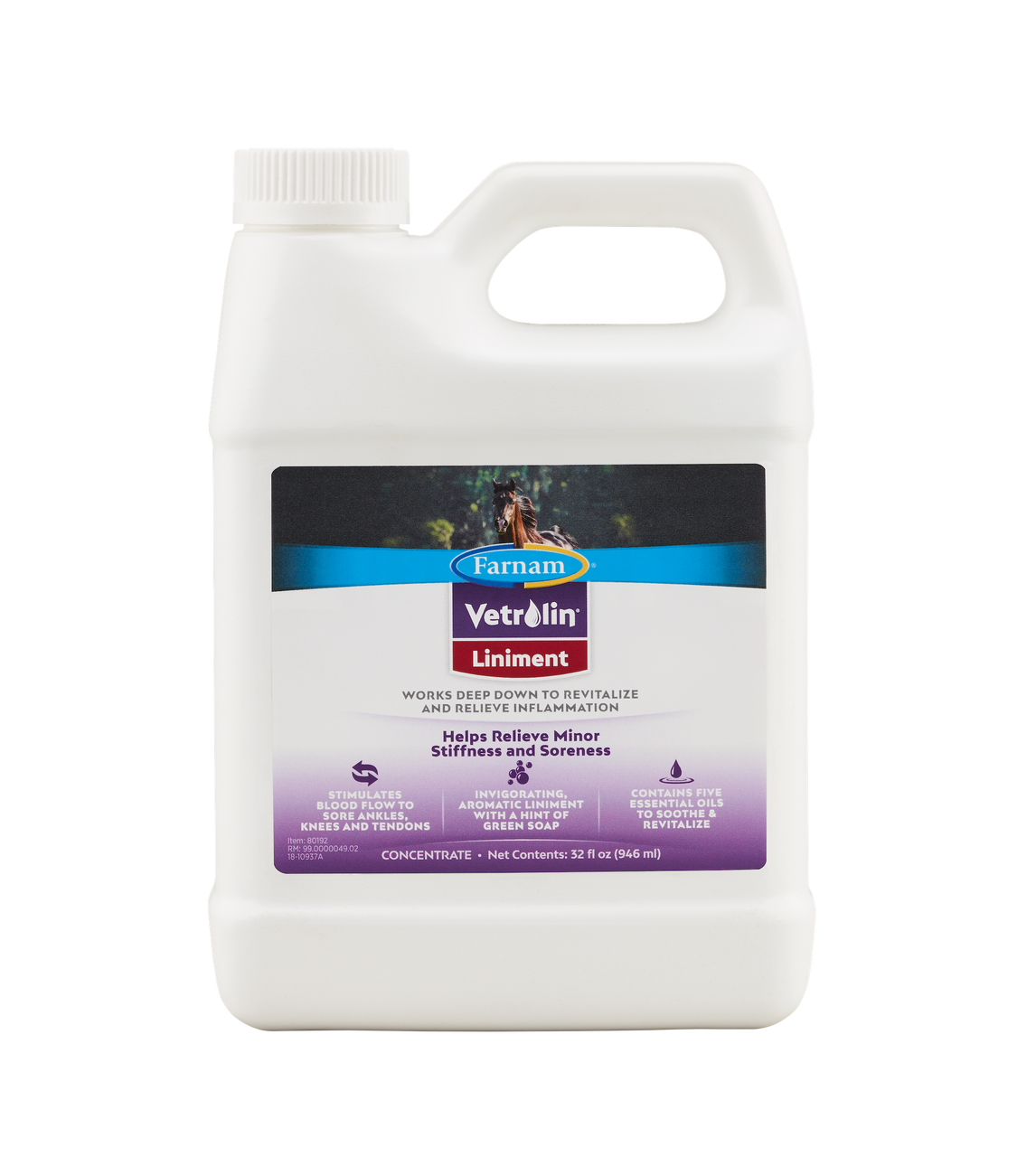 Vetrolin Liniment | Invigorating Relief for Sore Muscles & Joints – 32 oz