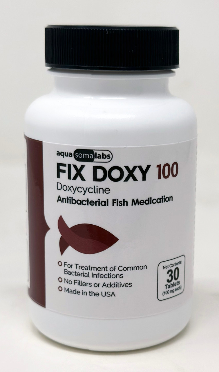 Fix Doxy 100mg Aquarium Tablets – 30ct | Fish Bacterial Infection Treatment