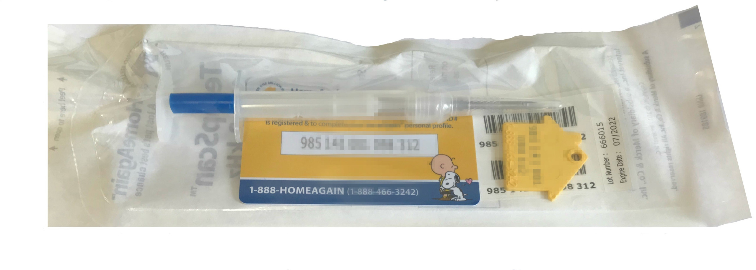 HomeAgain TempScan 134.2 kHz ISO Pet Microchip