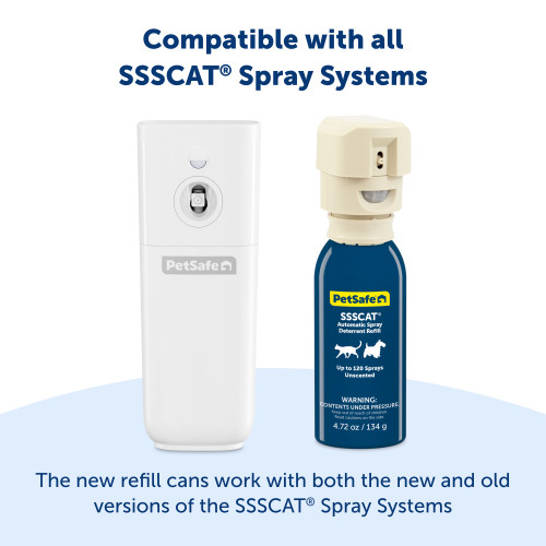 PetSafe SSSCat Refill Can - Top-Rated Cat Deterrent Spray Refill for ...