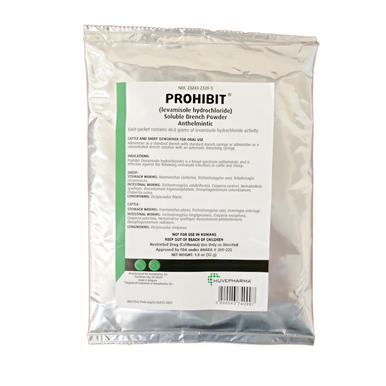Prohibit Soluble Drench Powder for Cattle and Sheep 52gm