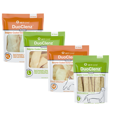 DuoClenz Dental Rawhide Chews for Dogs: Oral Care Solution | Four Sizes ...