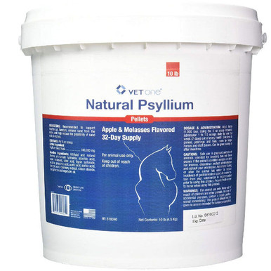 VetOne Natural Psyllium Pellets 10lb - Apple & Molasses Flavor ...