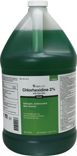 VetOne Chlorhexidine 2% Scrub with Aloe Vera - Professional Veterinary ...