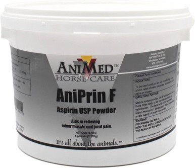AniMed's AniPrin F - Molasses-Flavored Aspirin Powder for Horses - 5lb.