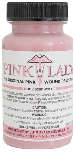 Durvet Pink Lady Wound Dressing 4 oz | Soothing Skin Barrier for Wounds