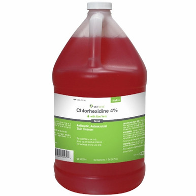 VetOne Chlorhexidine 4% Scrub with Aloe Vera, 1 Gallon | Antimicrobial
