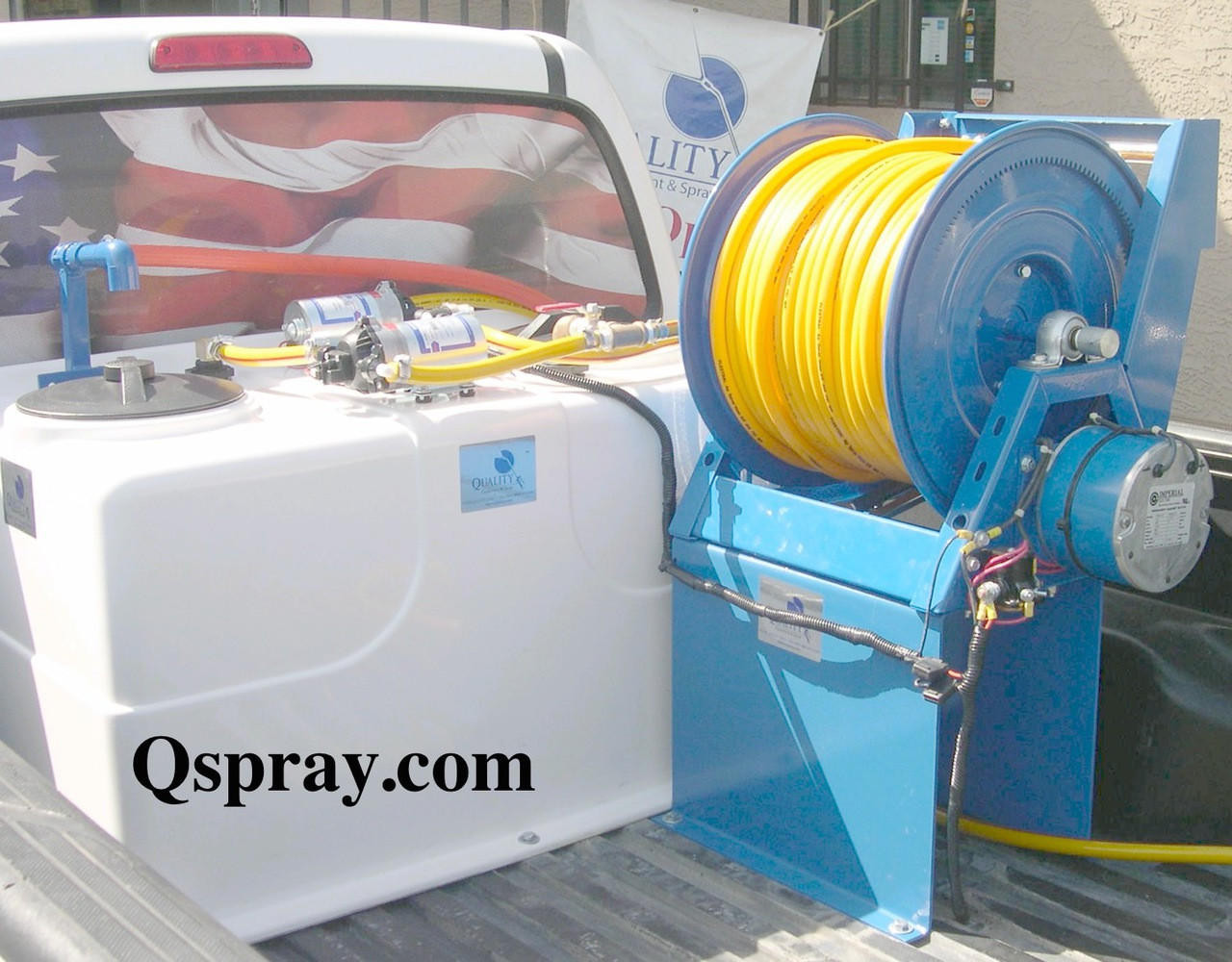 Heavy Duty Steel Hose Reel Lift — Browse Equipment at QSpray.com