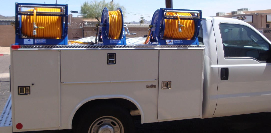 225 Gal. Component Mount Dual Reel Sprayer — QSpray.com