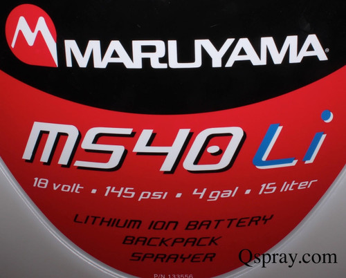 Maruyama Battery Backpack Sprayer — Order at QSpray.com