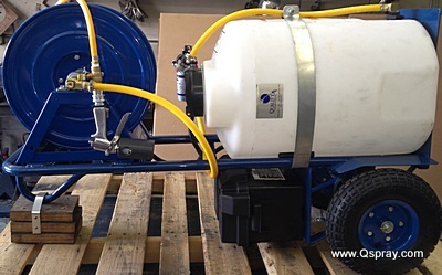 Portable Handtruck Sprayer - Where you need it - QSpray.com