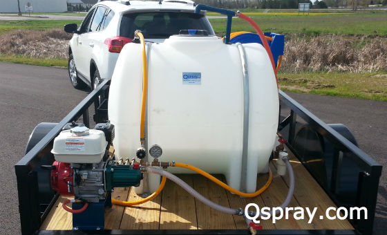 Qspray Power Spray Trailer Rocks His Business! - QSpray.com