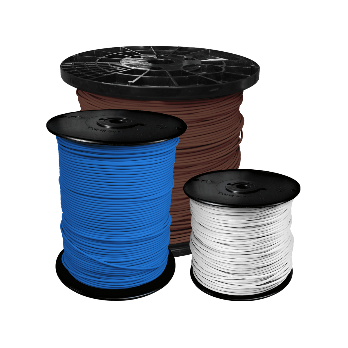 #12 Solid Copper Clad Steel Tracer Wire High Strength PE30 Orange 2500'