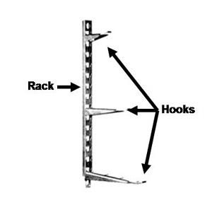 30" Cable Rack 18 Hole - Netceed