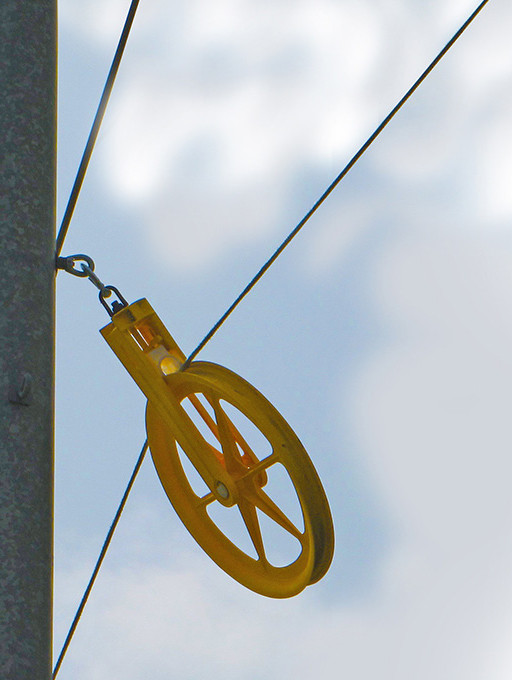 24" Aerial Buddy Fiber Install Sheave - Netceed