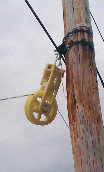 8" Aerial Buddy Fiber Install Sheave - Netceed