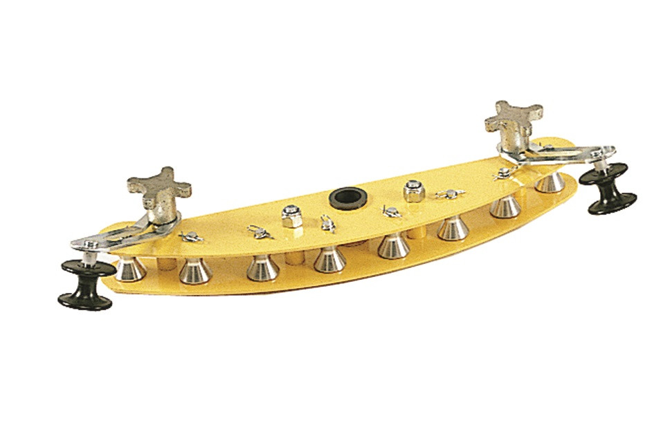 60 Degree Corner Block w/ Aluminum Rollers - Single