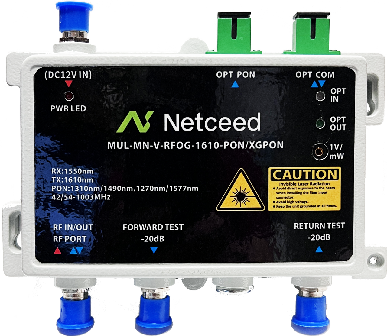 Netceed - MUL-MN-V-RFOG-XXXX-XPON - Optical Micro-Node with PON Pass ...