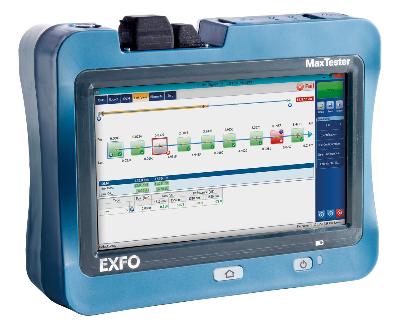 EXFO - 730D - Max Tester, PON/metro OTDR - Netceed