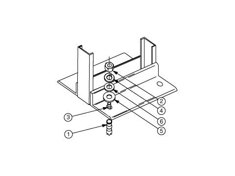 Newton Instrument Company - 0040190010 - Floor Mounting Hardware for ...