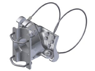 Pelco - SP-1079-FL - Astro-Brac Clamp Kit, Stellar Stainless Cable ...