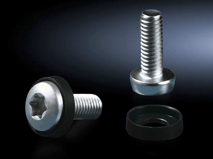 Rittal M6 x 16 mm Screws with Washers, Pack of 50 - Netceed