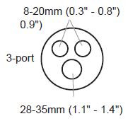 FOSC 600D-XL SPLICE CLOSURE FOR ROLLABLE RIBBON AND 1728 SPLICES