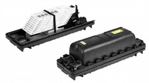 FOSC 600D-XL Splice Closure for Rollable Ribbon 6 Ports 6 Trays 1728 ...