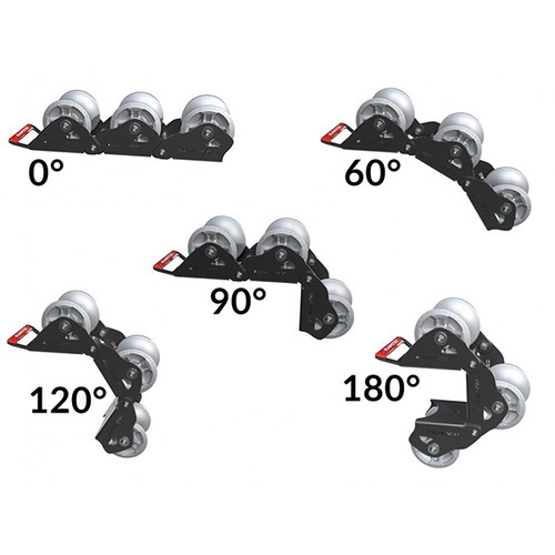 Cable Guide Roller, Chain, 3-Part - Netceed
