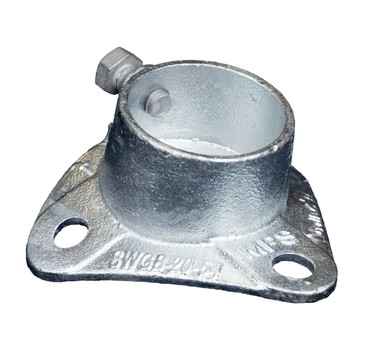 SWGB-20-54 Sidewalk Guy Pole Plate For 2" Pipe