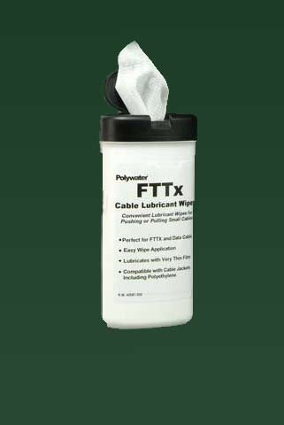 FTTx Fiber Optic Cable Lubricant Wipes