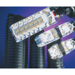 FOSC 400A Splice Closure with Slack Basket, Tray and Grounds - Netceed