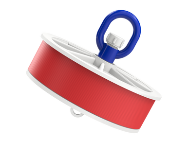 8" Blank Plug Loop Nut W/ Rope Tie - Netceed