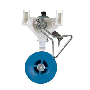 Plastic Single Roller Cable Block w/ Cable Retainer - Netceed