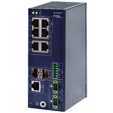 Actelis – ML600Dx- 10G High Capacity Cyber Hardened Industrial Ethernet ...