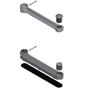 Pelco - SP-2016-FL - Astro-Brac Arm Kit, Upper & Lower w/ Thru-Bolts ...