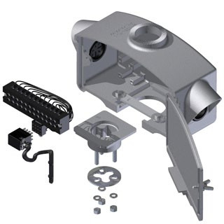 Pelco - SP-1021-FL-1 - Disconnect Hanger Assy, 12 Circuit w/ 4’ Harness ...