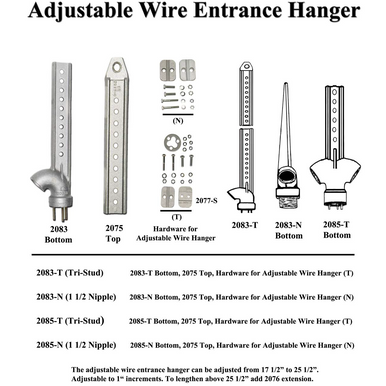 Engineered Castings - 2083-Series -Adjustable Span Wire - Netceed