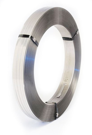 3/4IN X 0.025 ROYAL STAINLESS STEEL STRAPPING 100FT - Netceed