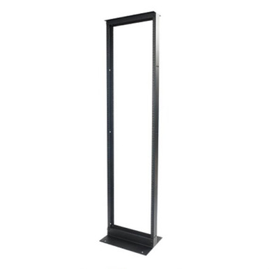 45RU 7 Foot 2 Post 19 Inch Open Frame Rack Steel Black Finish - Netceed