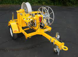 SIDEWINDER TRAILER-MOUNTED FIBER OPTIC PULLER WITH 42IN CAPSTAN