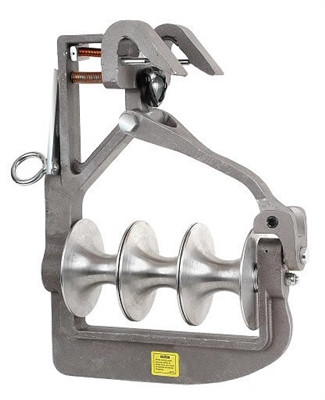 THREE SHEAVE MULTIPLE CABLE BLOCK