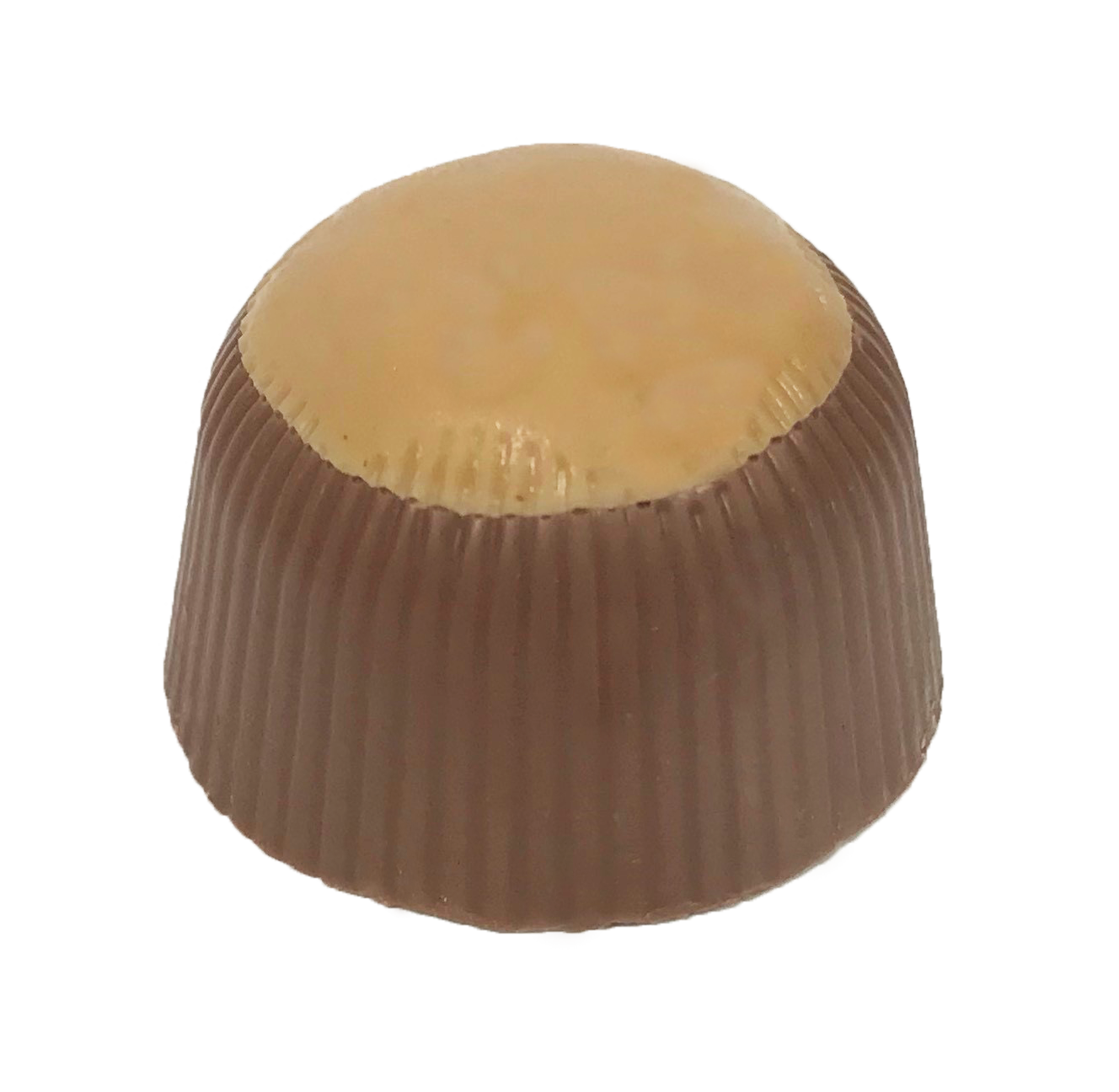 Individually Wrapped Milk Chocolate Buckeyes in Red Oval Latch Tin