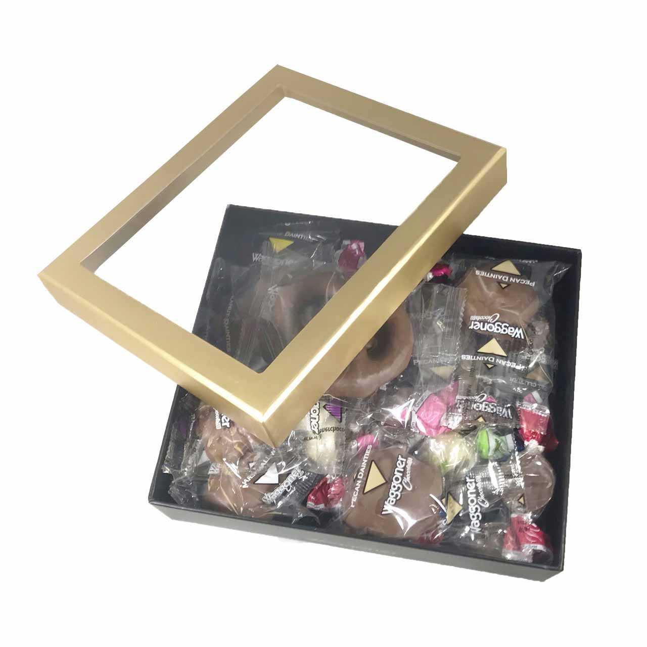 Individually Wrapped Gourmet Assorted Chocolates - Gold Gift Box
