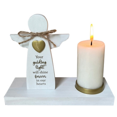Guiding Light Angel and Candle